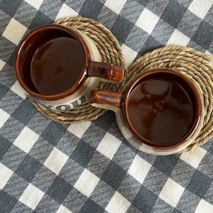 Kitchen | Vintage You Me Cups Ceramic | Poshmark